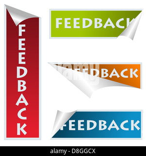 Feedback web icon Stock Photo - Alamy