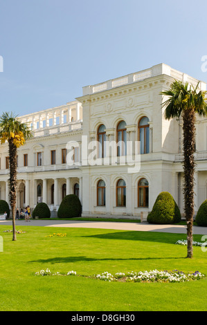 UKRAINE Yalta Livadia Palace scene of Yalta agreement in WWII table at ...