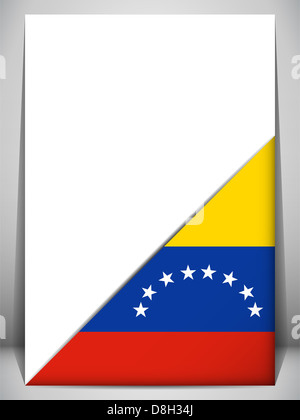 Vector - Venezuela Country Flag Turning Page Stock Photo - Alamy