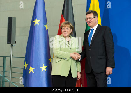 Berlin, Germany. May 29th 2013. German Chancellor Angela Merkel ...