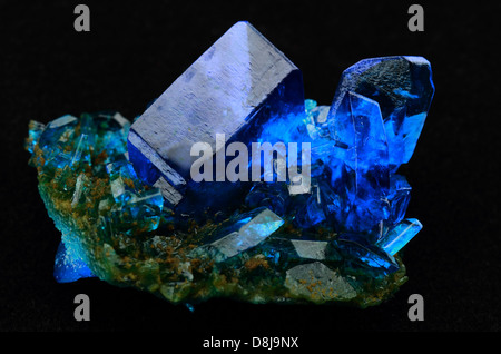 Crystals of blue vitriol - Copper sulfate Stock Photo - Alamy