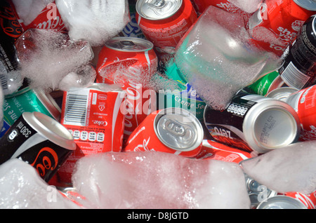 A can of ice cold coke Stock Photo - Alamy