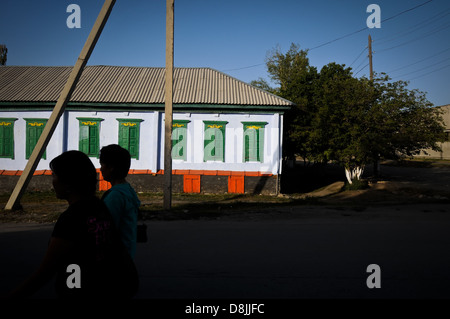 The town of Karakol in Kyrgyzstan Stock Photo - Alamy