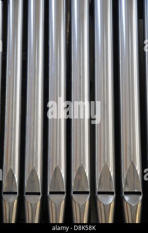 Church organ pipes flutes Stock Photo - Alamy