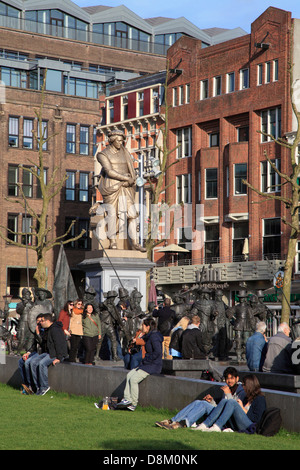 Amsterdam. Rembrandtplein Stock Photo - Alamy