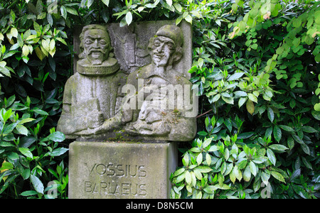 Statue Vossius And Barlaeus At Amsterdam The Netherlands 22-4-2024 ...