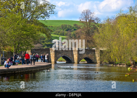 River Wye, Bakewell Stock Photo - Alamy