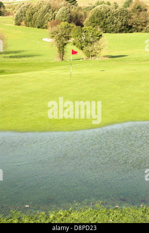 A long period of rain brings a waterlogged golf course on the south ...