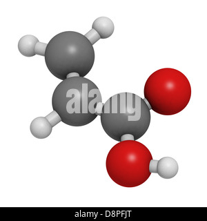 Acrylic acid molecule, polyacrylic acid (PAA, carbomer) building block ...