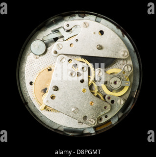 Gears of industrial machine. detail of mechanism. old cogwheels ...