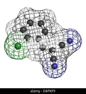 CS gas molecule Stock Photo - Alamy