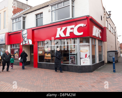 Outlet KFC Kentucky Fried Chicken café and Take-Away Redcar High Street ...