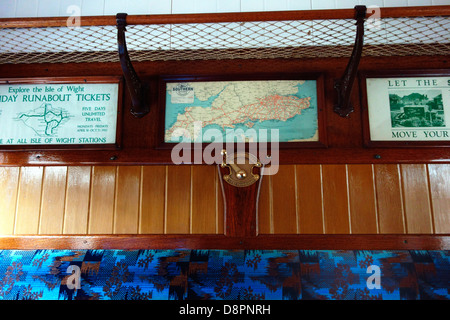 Vintage Steam Railway Carriage Compartment Stock Photo - Alamy
