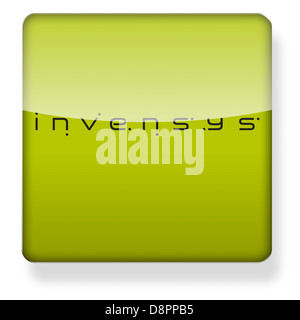 Invensys logo as an app icon. Clipping path included Stock Photo - Alamy