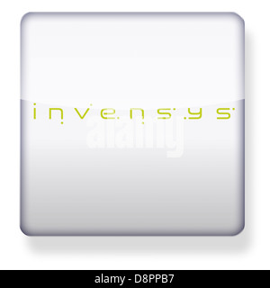 Invensys logo as an app icon. Clipping path included Stock Photo - Alamy