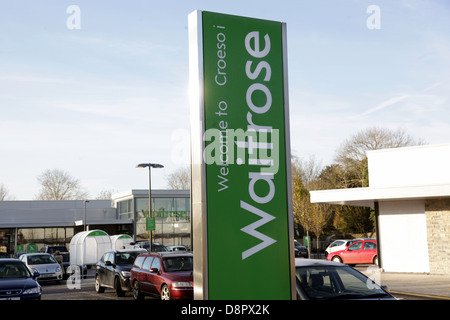 Waitrose superstore at Cowbridge, South Wales, UK Stock Photo - Alamy