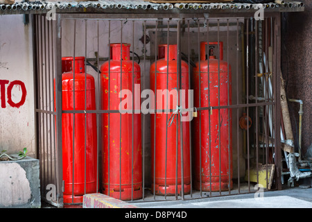 Gas Cylinders in Manila, Philippines Stock Photo - Alamy