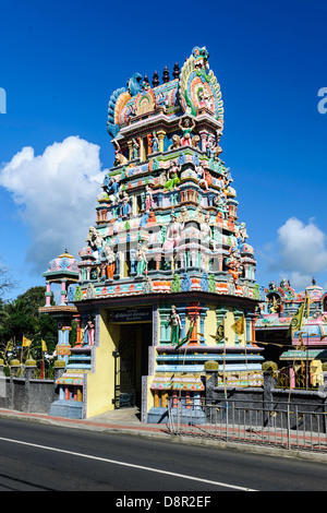 Mauritius, Tamil temple, Mahebourg Stock Photo - Alamy