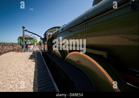 steam train engineer filling a steam train with water Stock Photo - Alamy