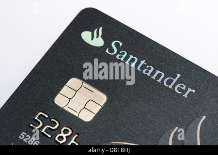 Santander Bank VISA debit card issued in the UK Stock Photo - Alamy
