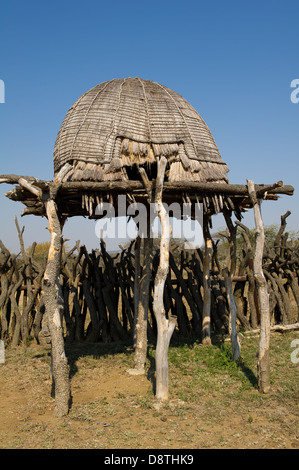 Recreation of King Cetshwayo's residence at Ondini, Ondini Heritage ...