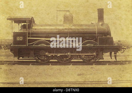 The old steam locomotive #60 from the Colorado & Southern Railroad, on ...