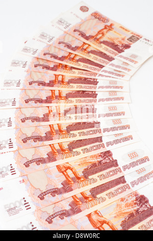 russian 5000 rouble bills Stock Photo - Alamy
