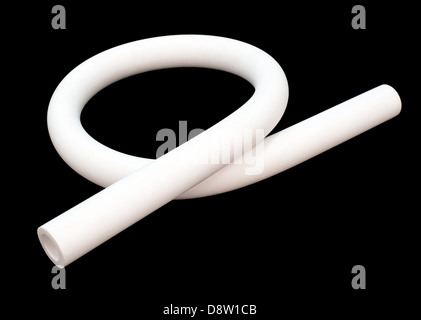A fitting - a short looped PVC pipe Stock Photo - Alamy