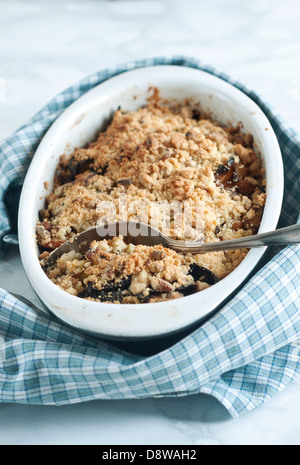 Vegetable savoury crumble Stock Photo - Alamy