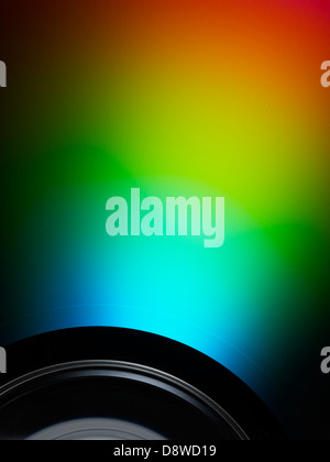 Detail of compact disc,studio shot Stock Photo - Alamy