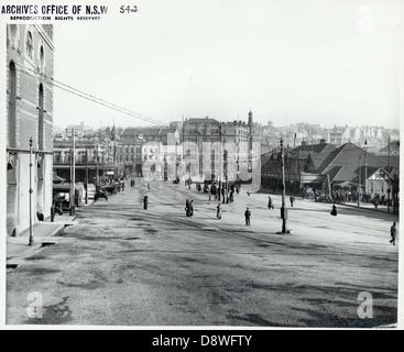 A photograph capturing Alfred Street in Circular Quay, New South Wales ...