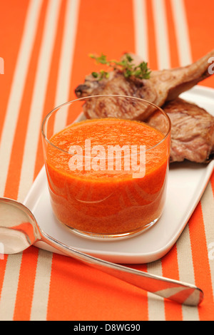 food still-life, Red Mousse cake on white background Stock Photo - Alamy