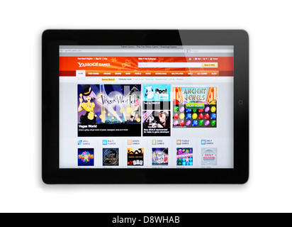 Yahoo Games website - online game information Stock Photo - Alamy