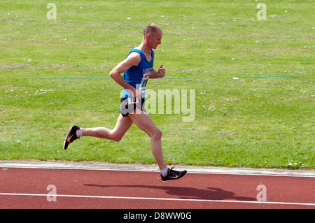 Athletics, men`s 5000m race Stock Photo - Alamy