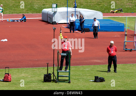 Starting gun at an athletics race Stock Photo - Alamy