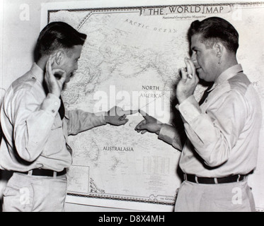 Colonel Dave Schilling and Major Dinghy Dunham were U.S. Air Force ...