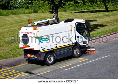 council road sweeper Stock Photo: 8196320 - Alamy