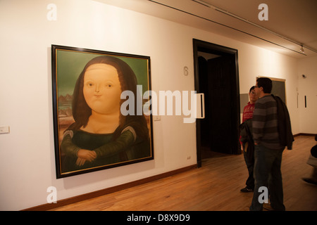 `Monalisa´ by Fernando Botero, Botero Museum, Bogota, Colombia Stock ...