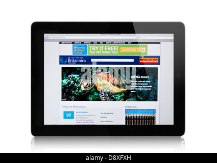 Encyclopaedia Britannica Website On Ipad Stock Photo Alamy