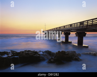 Shark Rock Pier, Port Elizabeth, South Africa -- January 10, 2018 ...