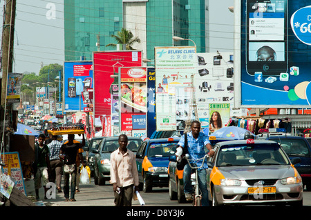 Ghana, Accra, Busy street scene in the city centre Stock Photo - Alamy