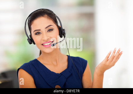 beautiful business customer service woman Stock Photo - Alamy