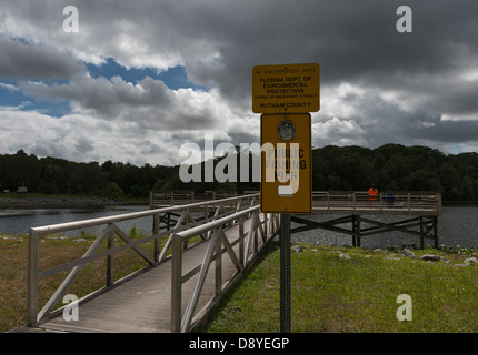 Rodman Dam on the Ocklawaha River in Marion County, Florida USA Stock ...