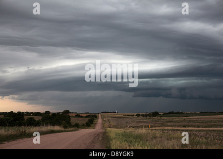 Outflow boundary thunderstorm Stock Photo - Alamy