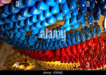 Netherlands. Marken wooden painted clogs Stock Photo - Alamy