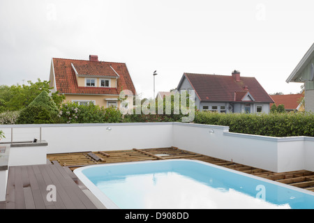 A Swimming Pool under construction Stock Photo - Alamy