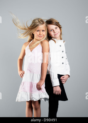 Portrait of tow Girls Stock Photo - Alamy