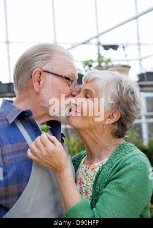 An elderly scandinavian couple with basil, Sweden Stock Photo - Alamy