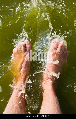 body feet in the water Stock Photo - Alamy