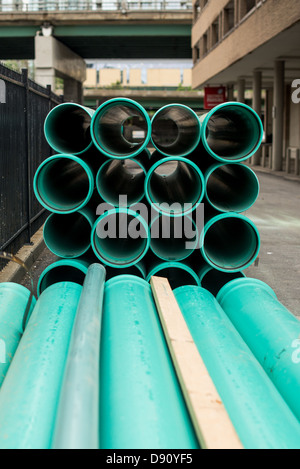 Construction PVC tubes Stock Photo - Alamy